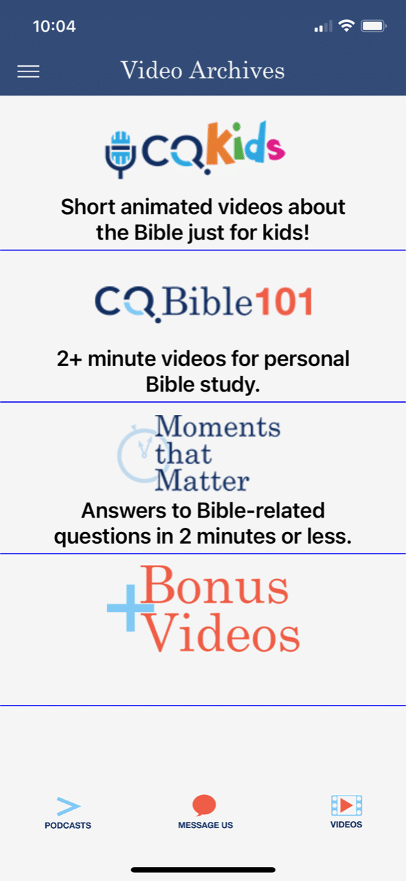 The Christian Questions App | Christian Questions Bible Podcast